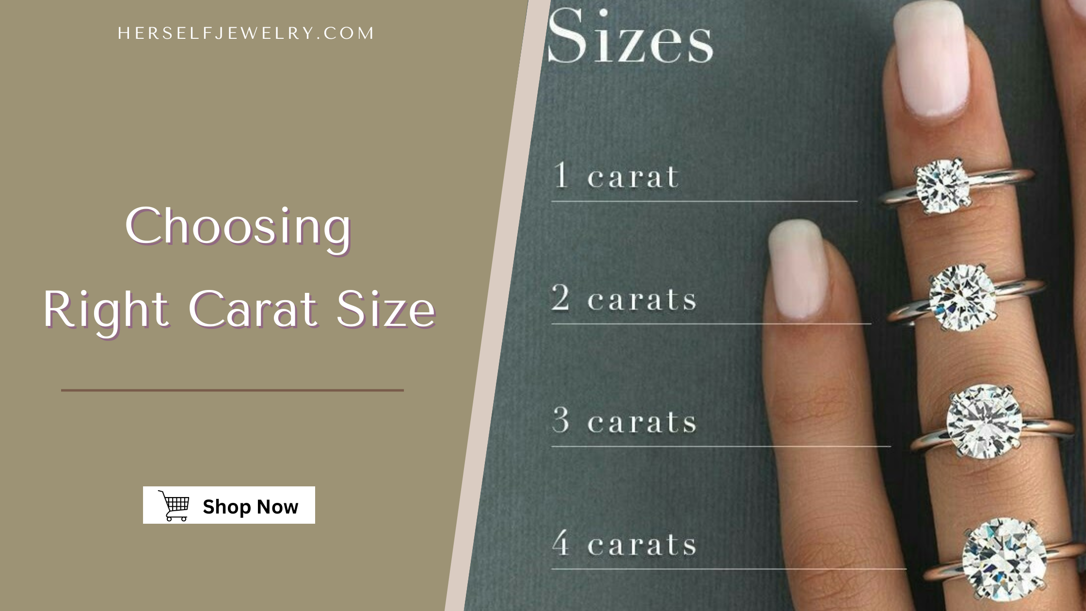 Choosing the Perfect Carat Size for Your Diamond Ring (LGD) – Herself ...