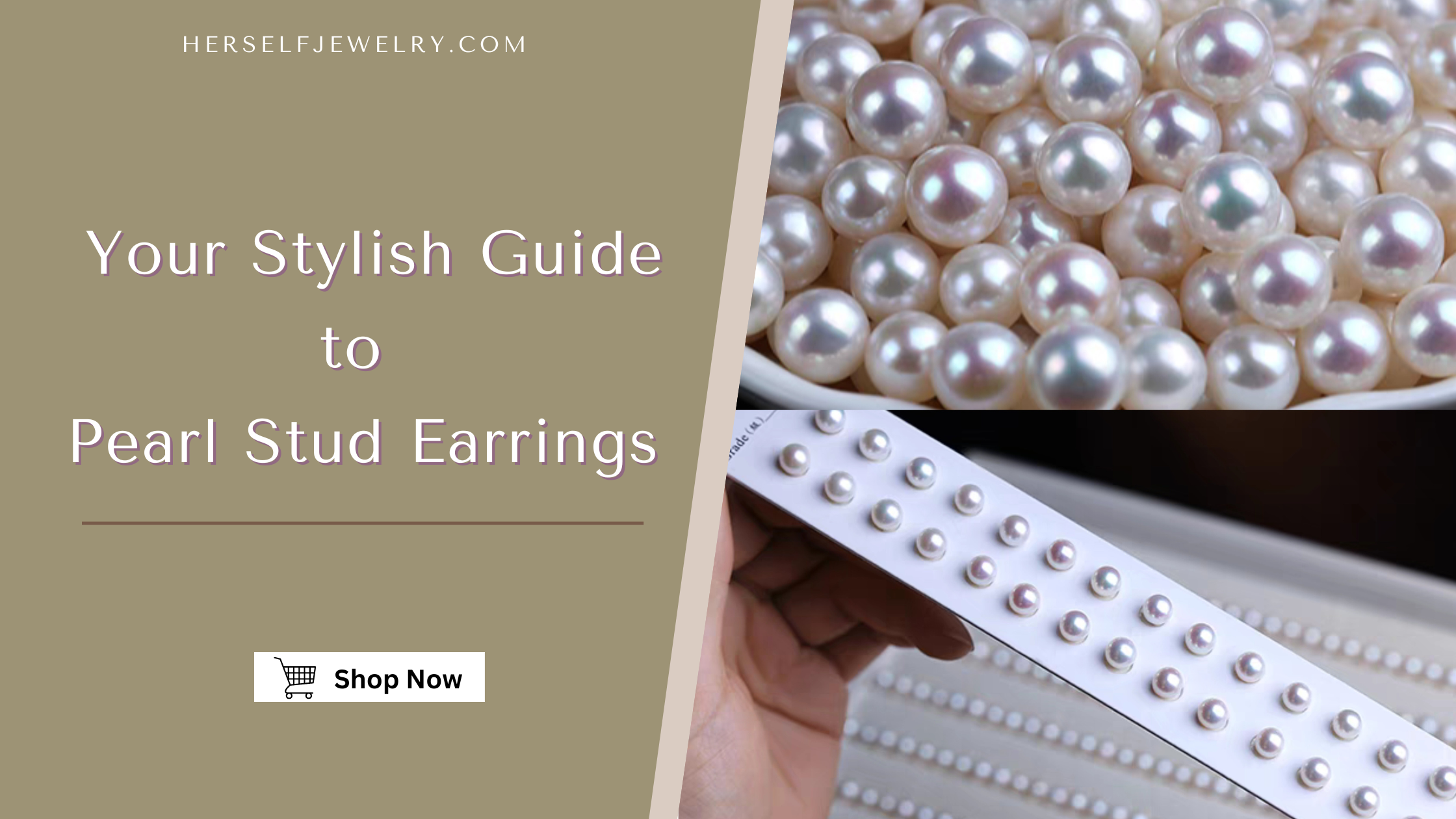 Herself Jewelry | Your Stylish Guide to Pearl Stud Earrings | Versatile ...