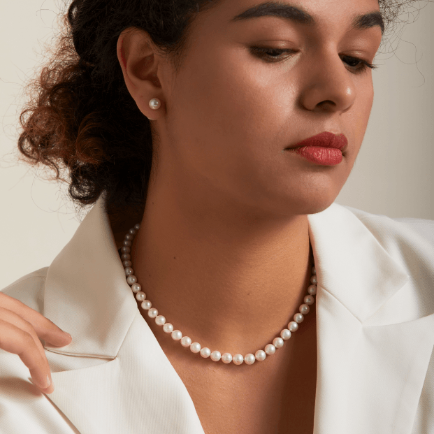 Herself Jewelry | Classic Evergreen Pearl Strand Necklace