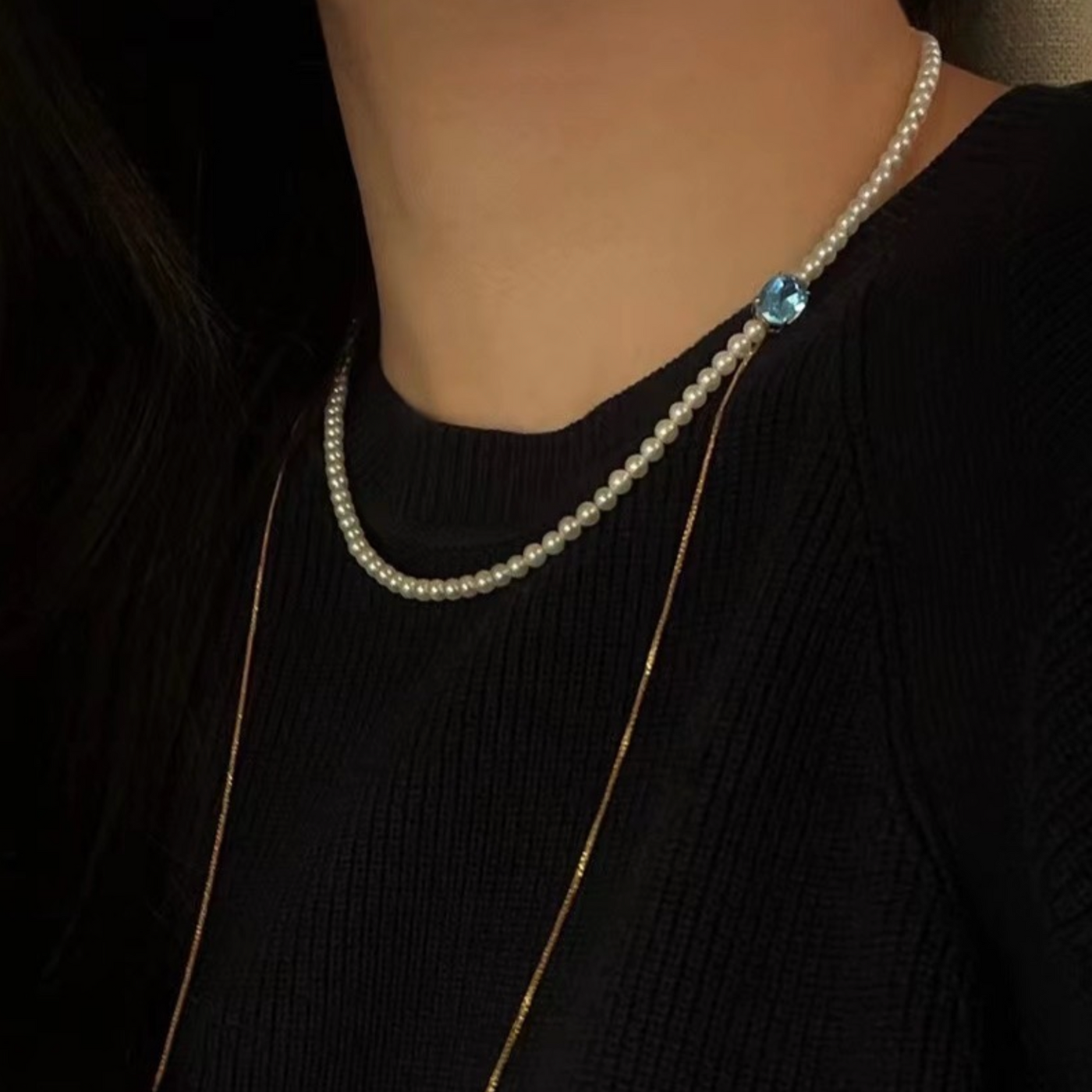 Herself Jewelry | Alice Ocean Breath Pearl Chocker